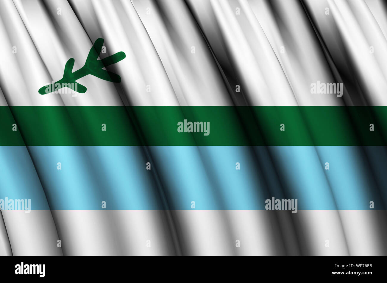 Labrador waving flag illustration. States, cities and Regions of Canada ...