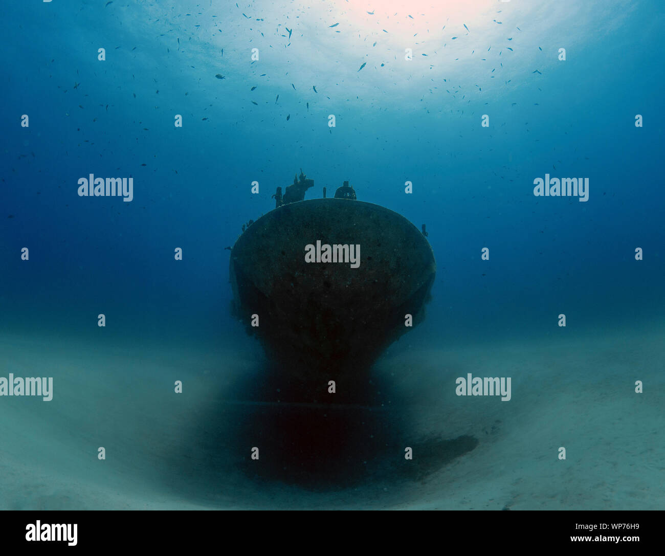 The wreck of the P31 Patrol Boat in Comino, Malta Stock Photo - Alamy