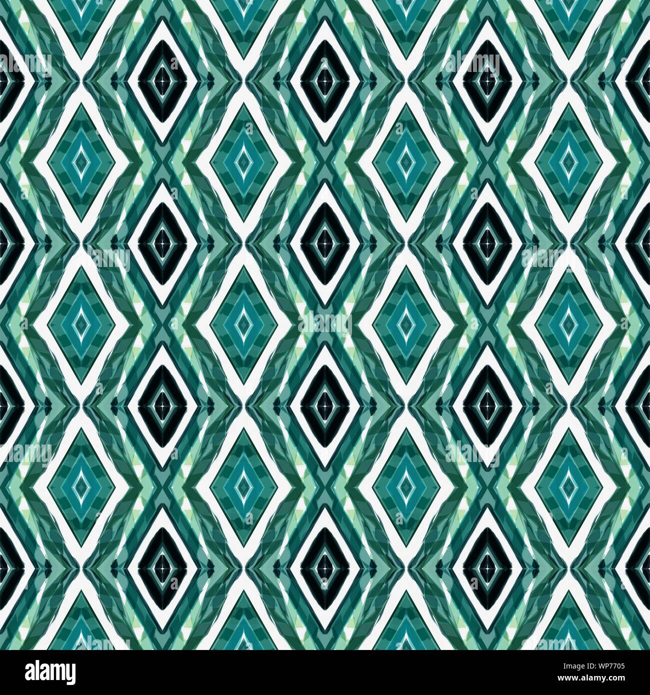 seamless repeating pattern with dark slate gray, white smoke and teal ...