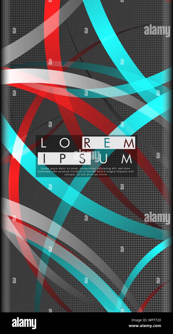 Vector design of abstract vertical backgrounds. Color band wave design ...