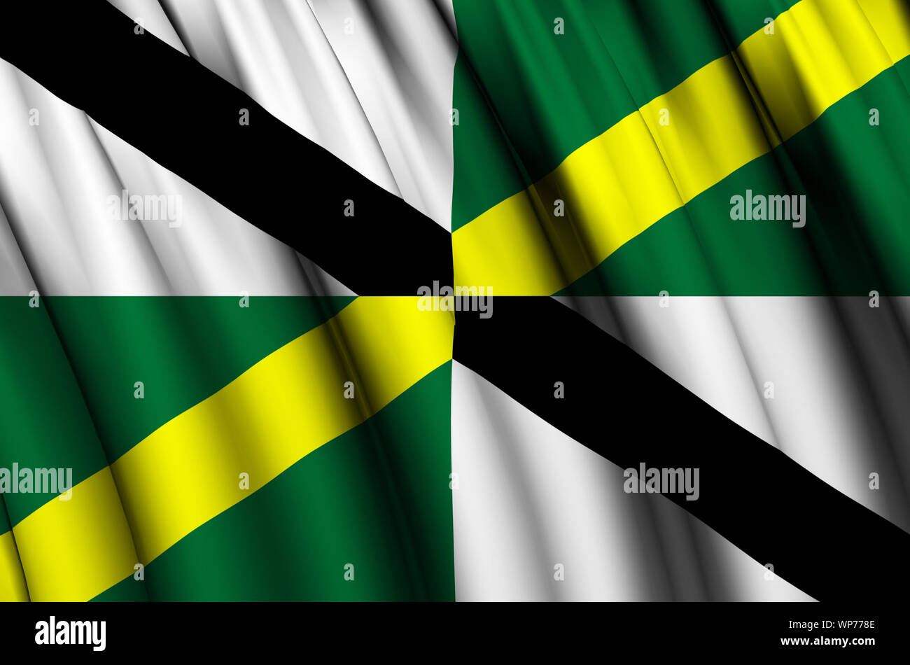 Monterey California waving flag illustration. Regions and Cities of the ...