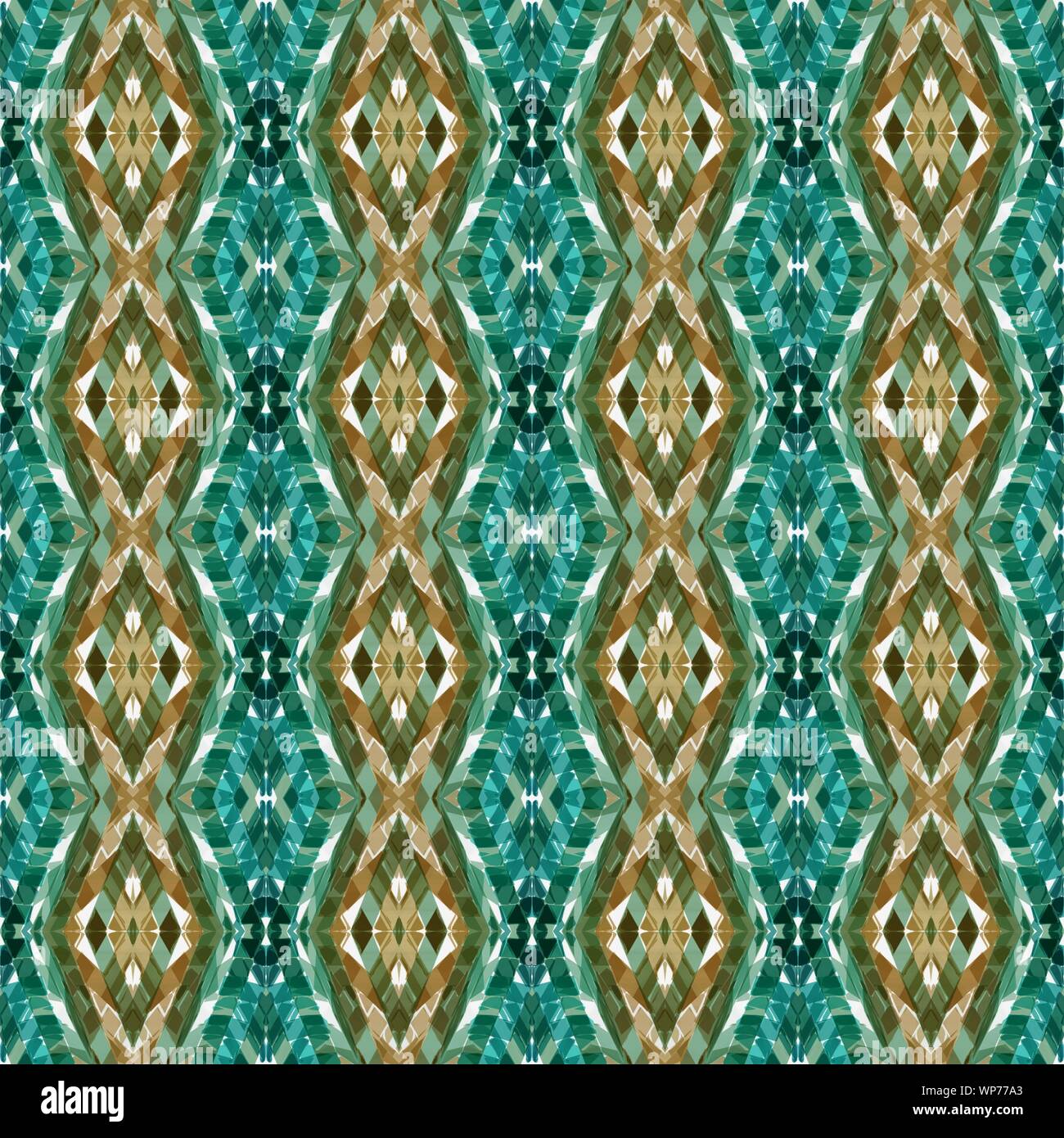 seamless repeating pattern with sea green, dark slate gray and pastel ...