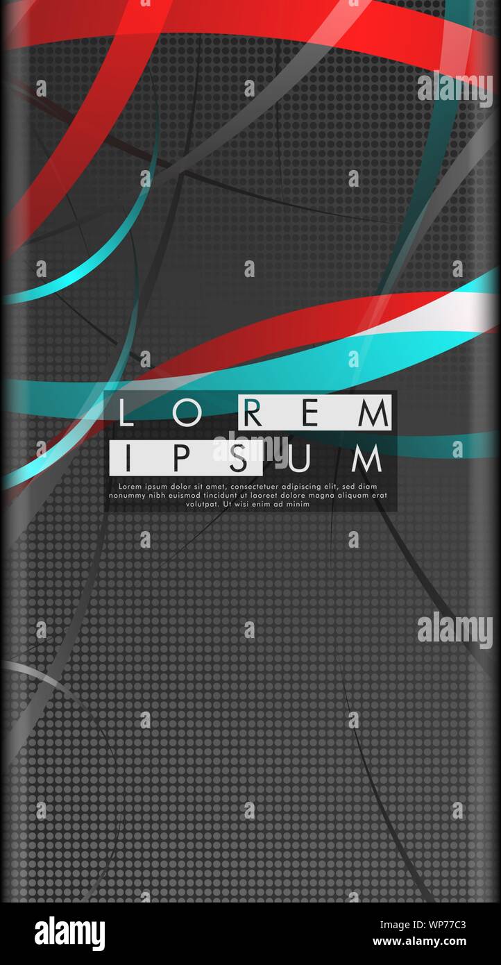 Vector design of abstract vertical backgrounds. Color band wave design ...