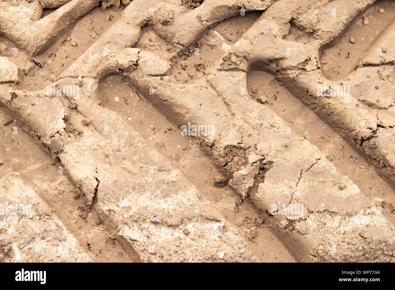 Texture of car wheel tread on the ground. Background Stock Photo - Alamy