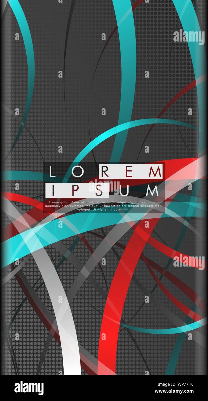 Vector design of abstract vertical backgrounds. Color band wave design ...