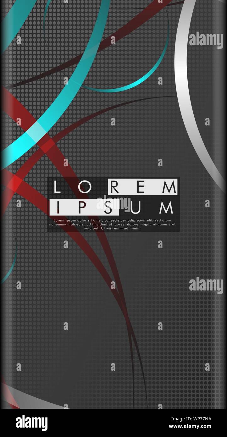 Vector design of abstract vertical backgrounds. Color band wave design ...