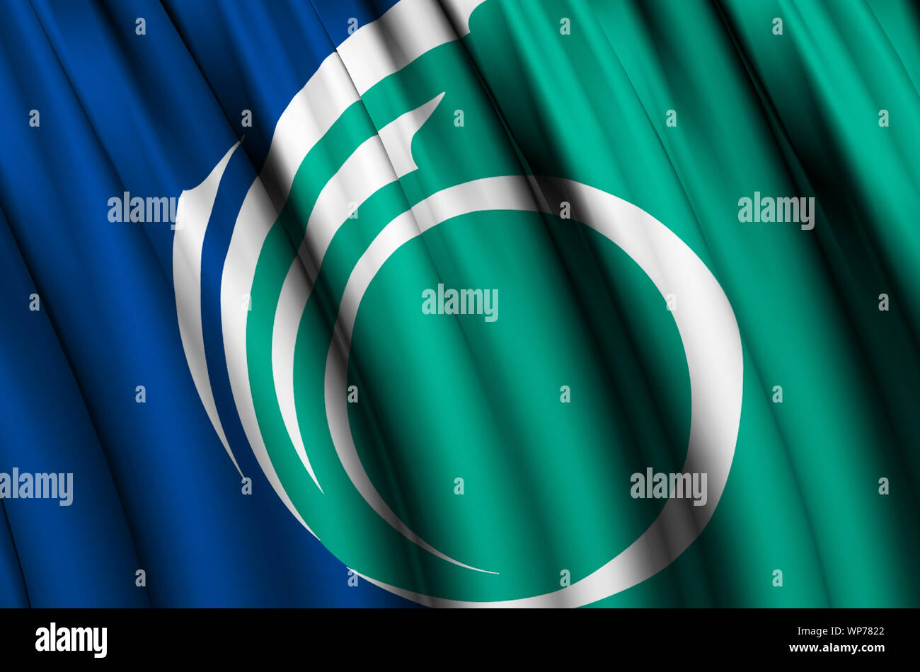 Ottawa Ontario waving flag illustration. States, cities and Regions of ...