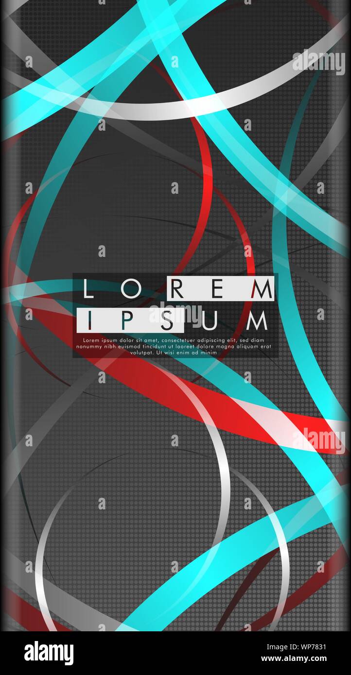Vector design of abstract vertical backgrounds. Color band wave design ...
