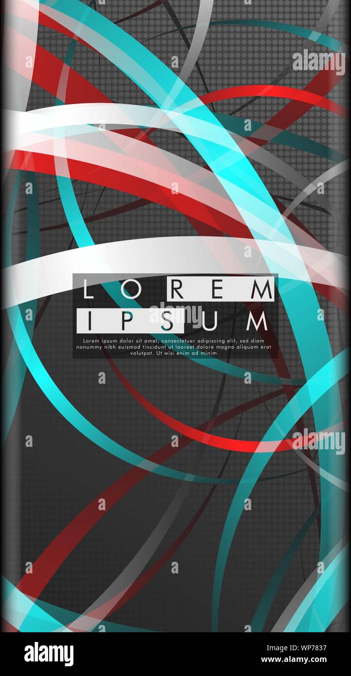 Vector design of abstract vertical backgrounds. Color band wave design ...