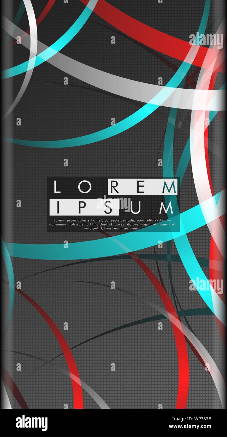 Vector design of abstract vertical backgrounds. Color band wave design ...