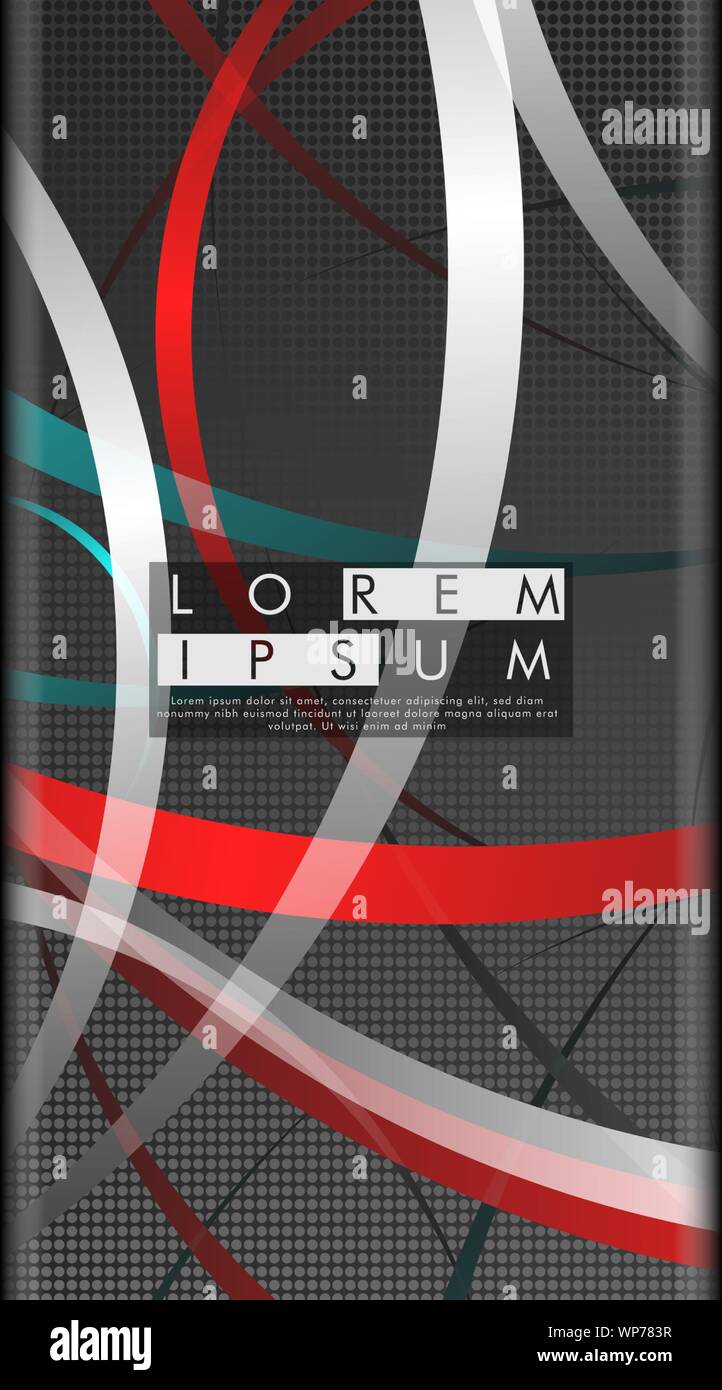 Vector design of abstract vertical backgrounds. Color band wave design ...