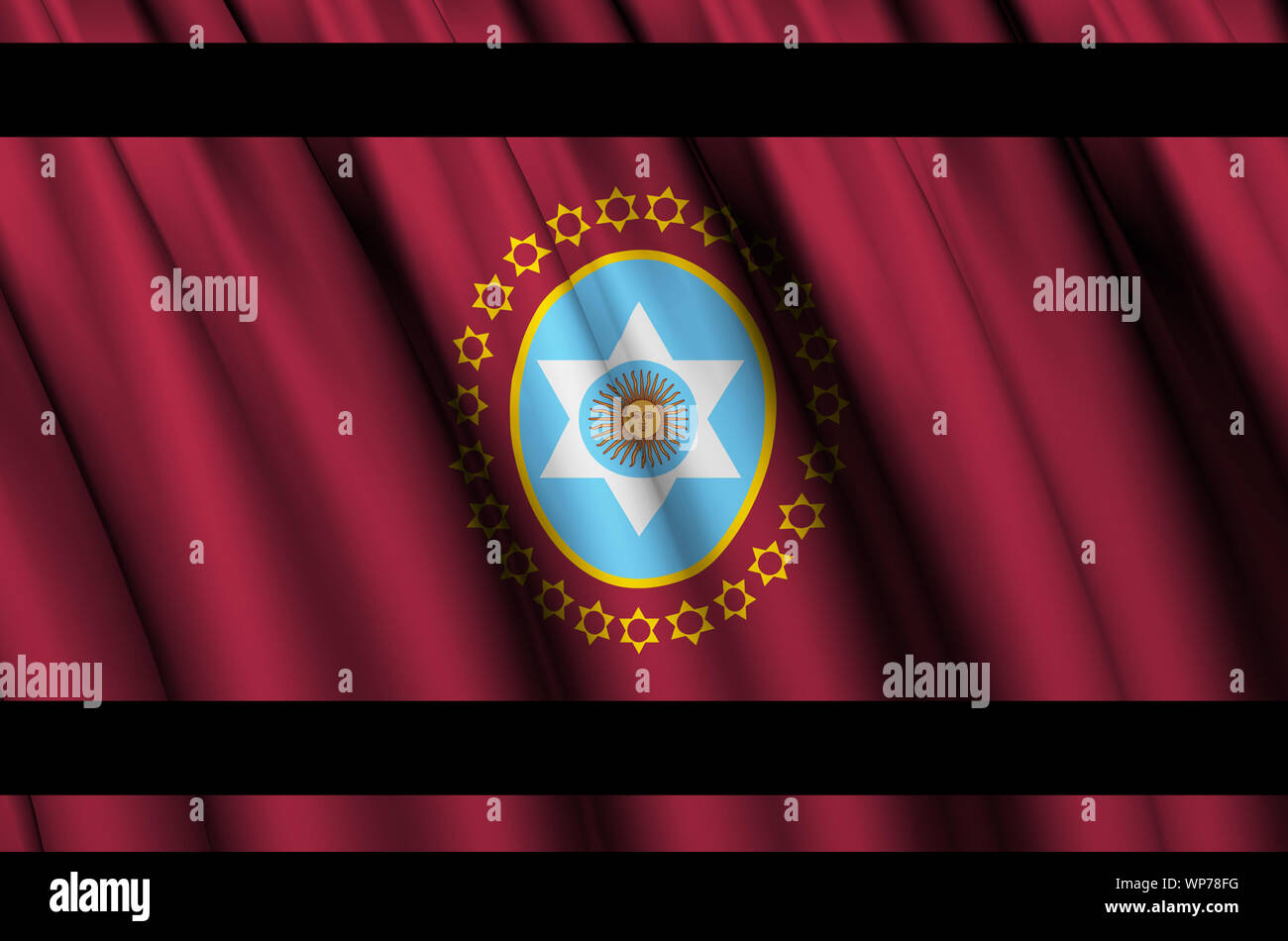 Salta waving flag illustration. Regions of Argentina. Perfect for ...