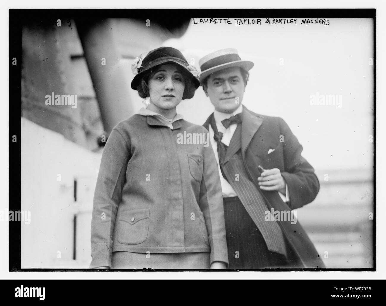 Laurette Taylor and Hartley Manners Stock Photo - Alamy