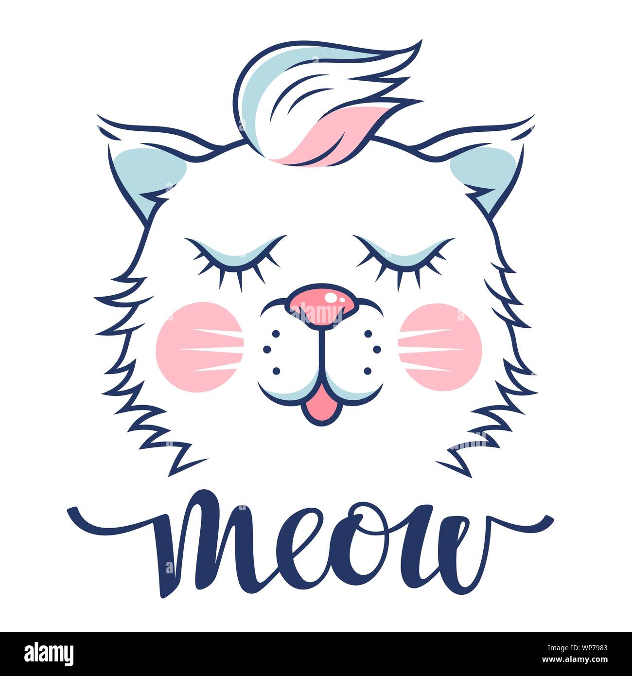 Cute Kitten Vector