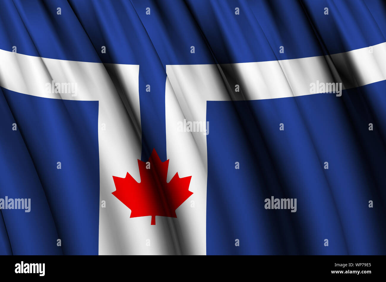 Toronto Flag waving flag illustration. States, cities and Regions of ...