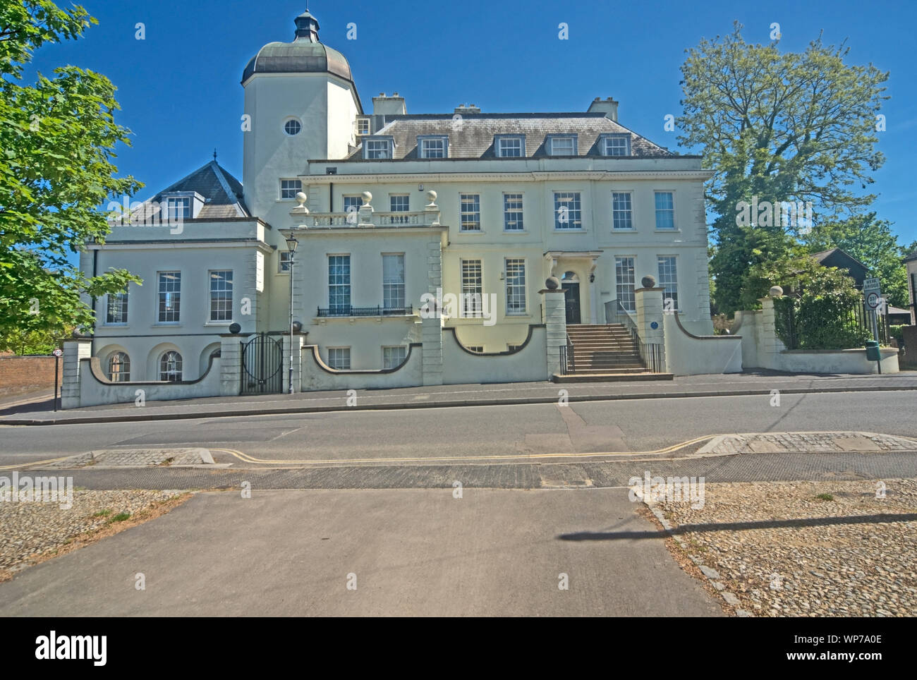 West Mallling Kent Malling House Stock Photo - Alamy