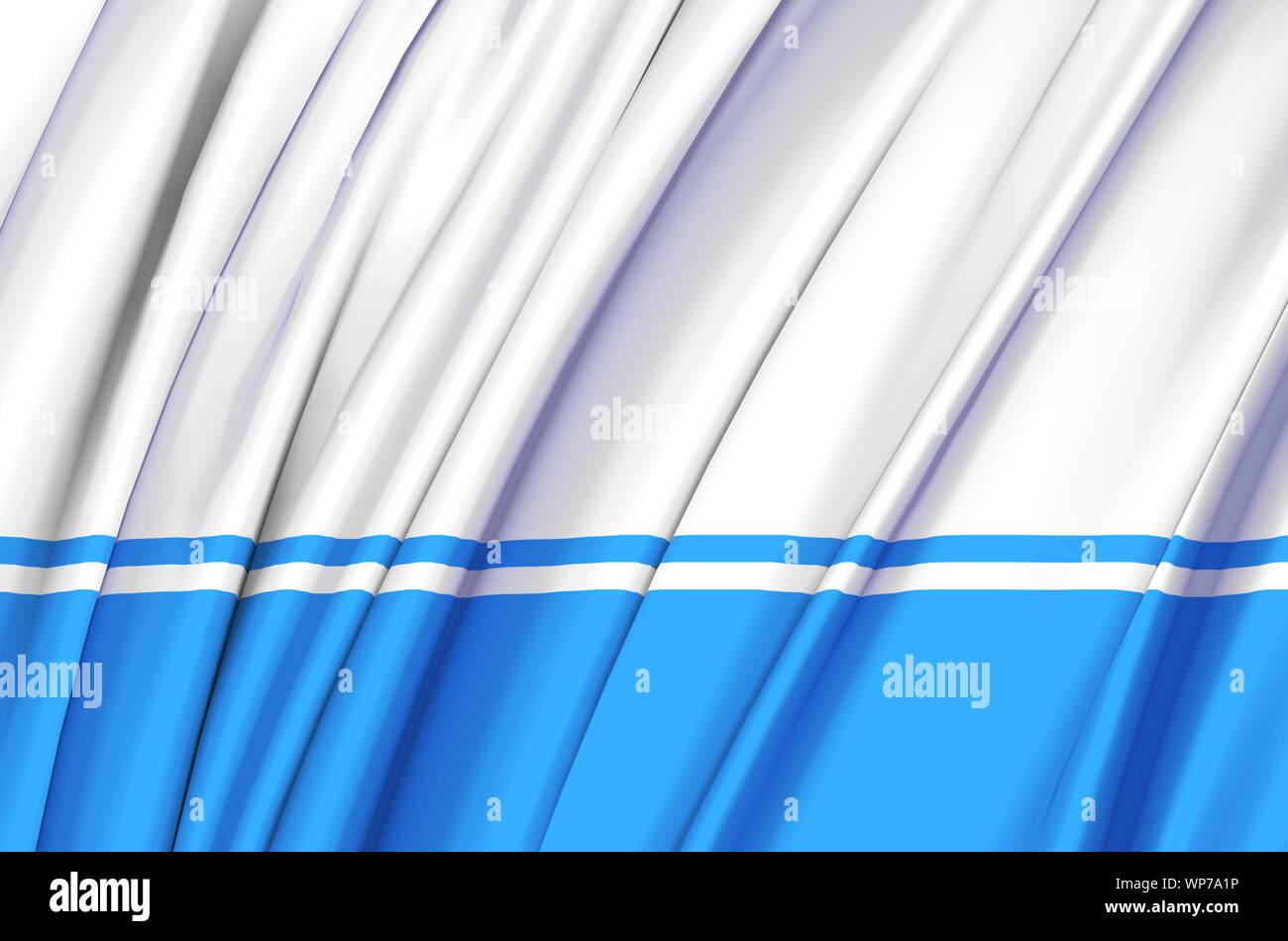 Altai Republic waving flag illustration. Regions of Russia. Perfect for ...