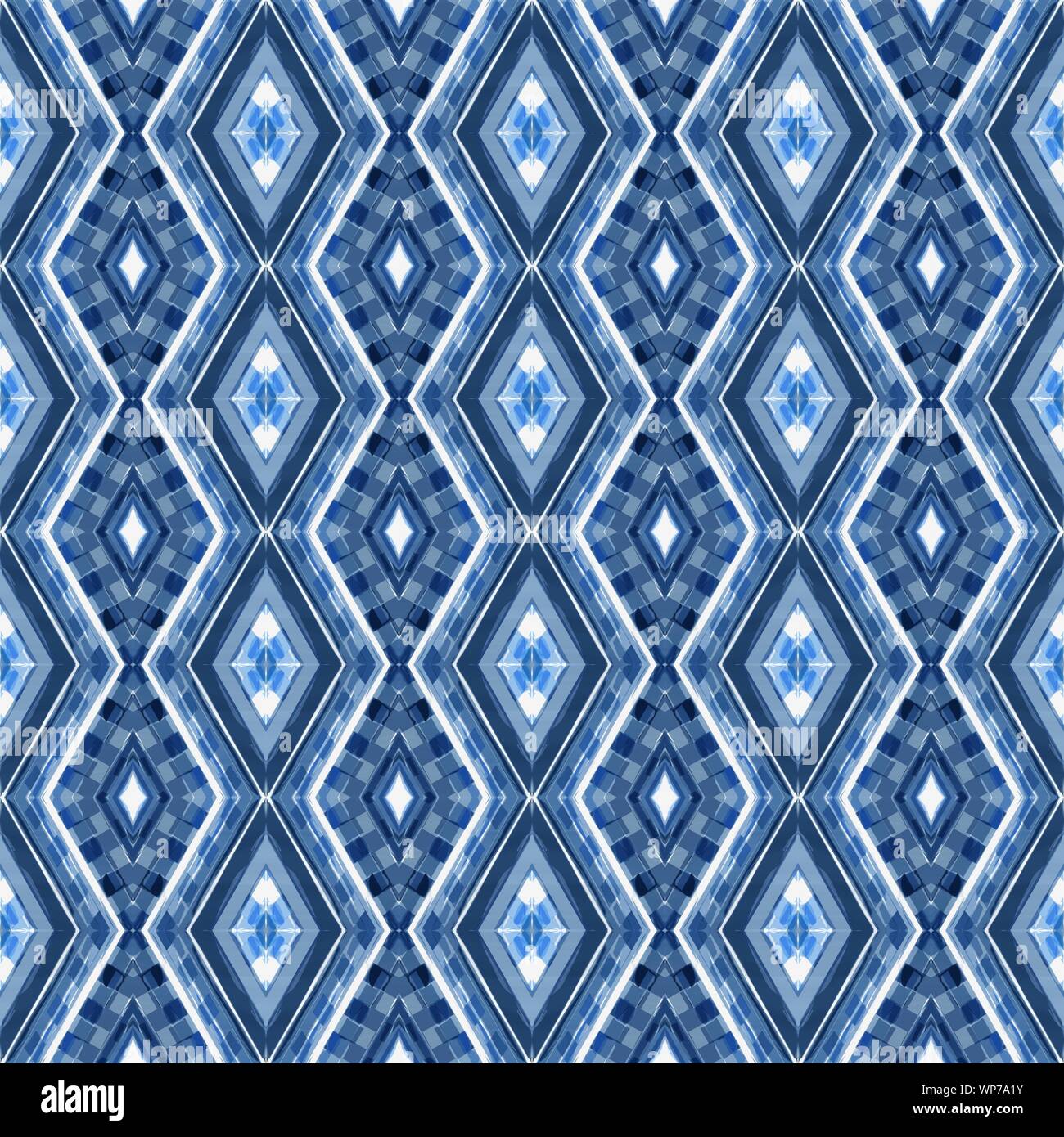 seamless pattern with steel blue, teal blue and lavender colors. can be ...