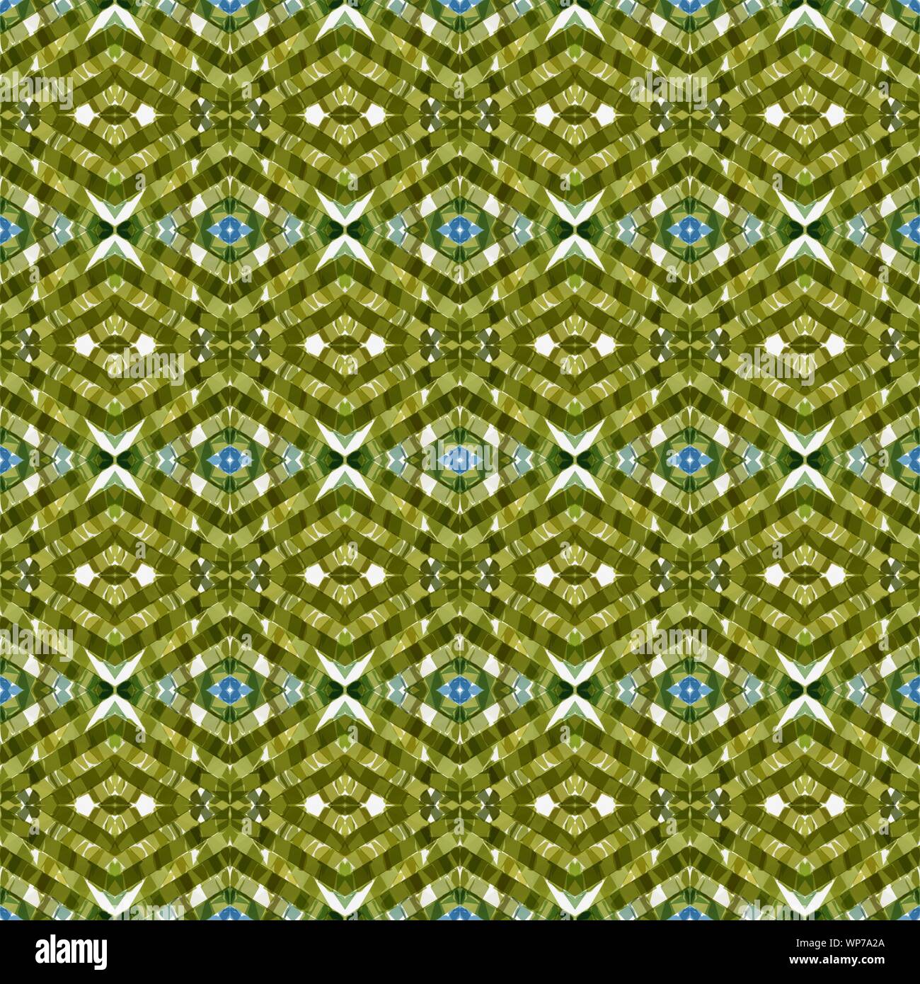 seamless repeating pattern with olive drab, antique white and cadet ...