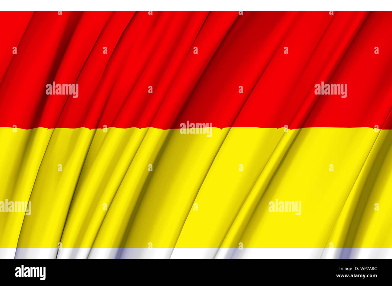 Azuay waving flag illustration. Regions of Ecuador. Perfect for ...