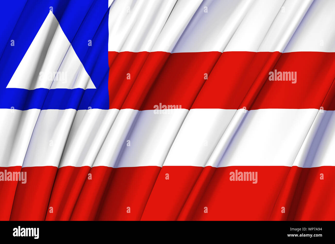 Bahia waving flag illustration. Brazilian states. Perfect for ...