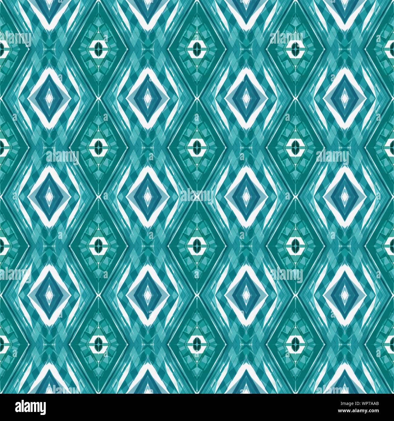 repeatable pattern with blue chill, dark cyan and lavender colors ...