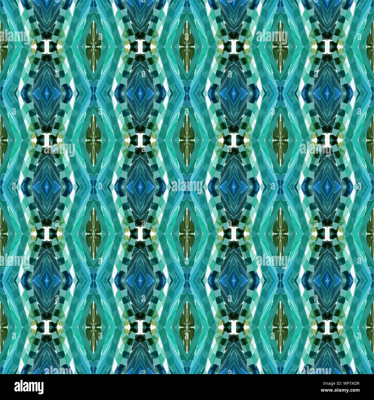 seamless repeating pattern with blue chill, teal blue and lavender ...