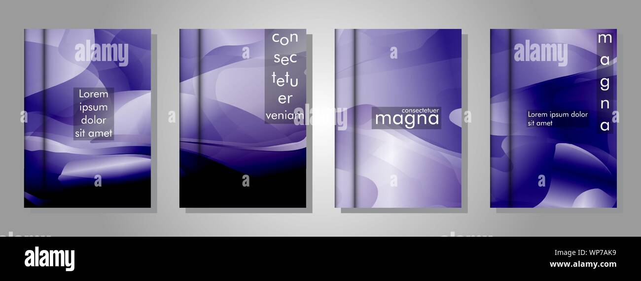 Vector collection of book cover backgrounds. illustration of eps vector ...