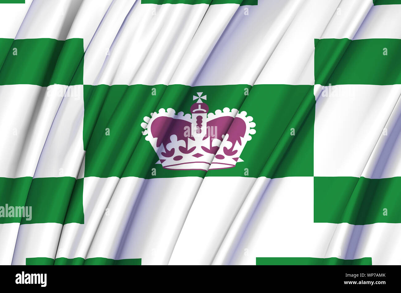 Charlottetown waving flag illustration. States, cities and Regions of ...