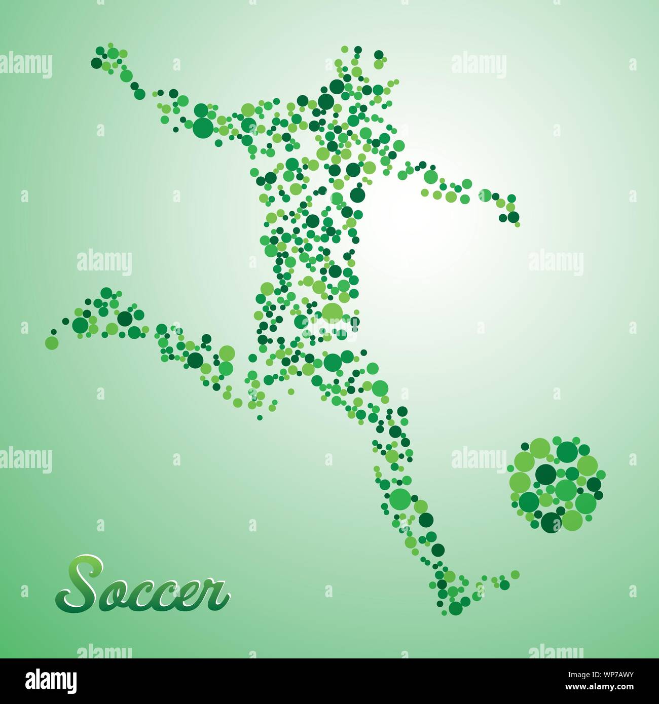 Abstract soccer player Stock Vector Image & Art - Alamy