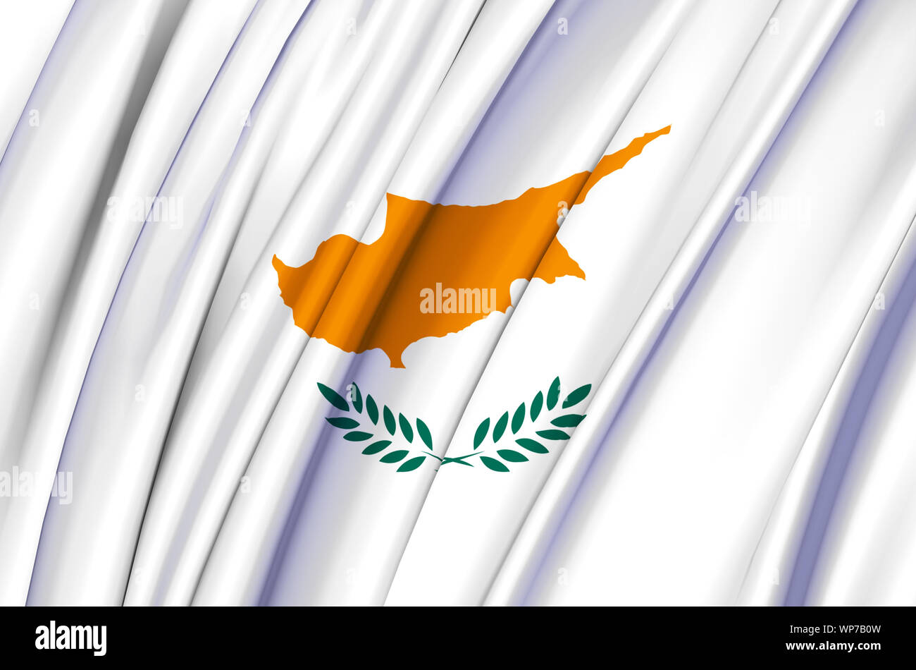 Cyprus waving flag illustration. Countries of Europe. Perfect for ...