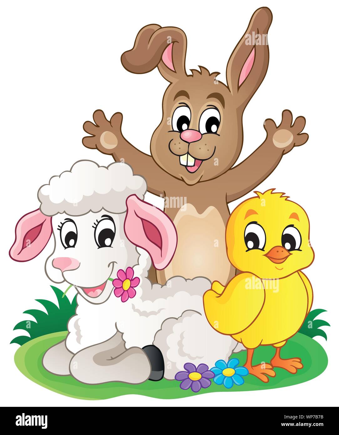 Spring animals theme image 1 Stock Vector Image & Art - Alamy