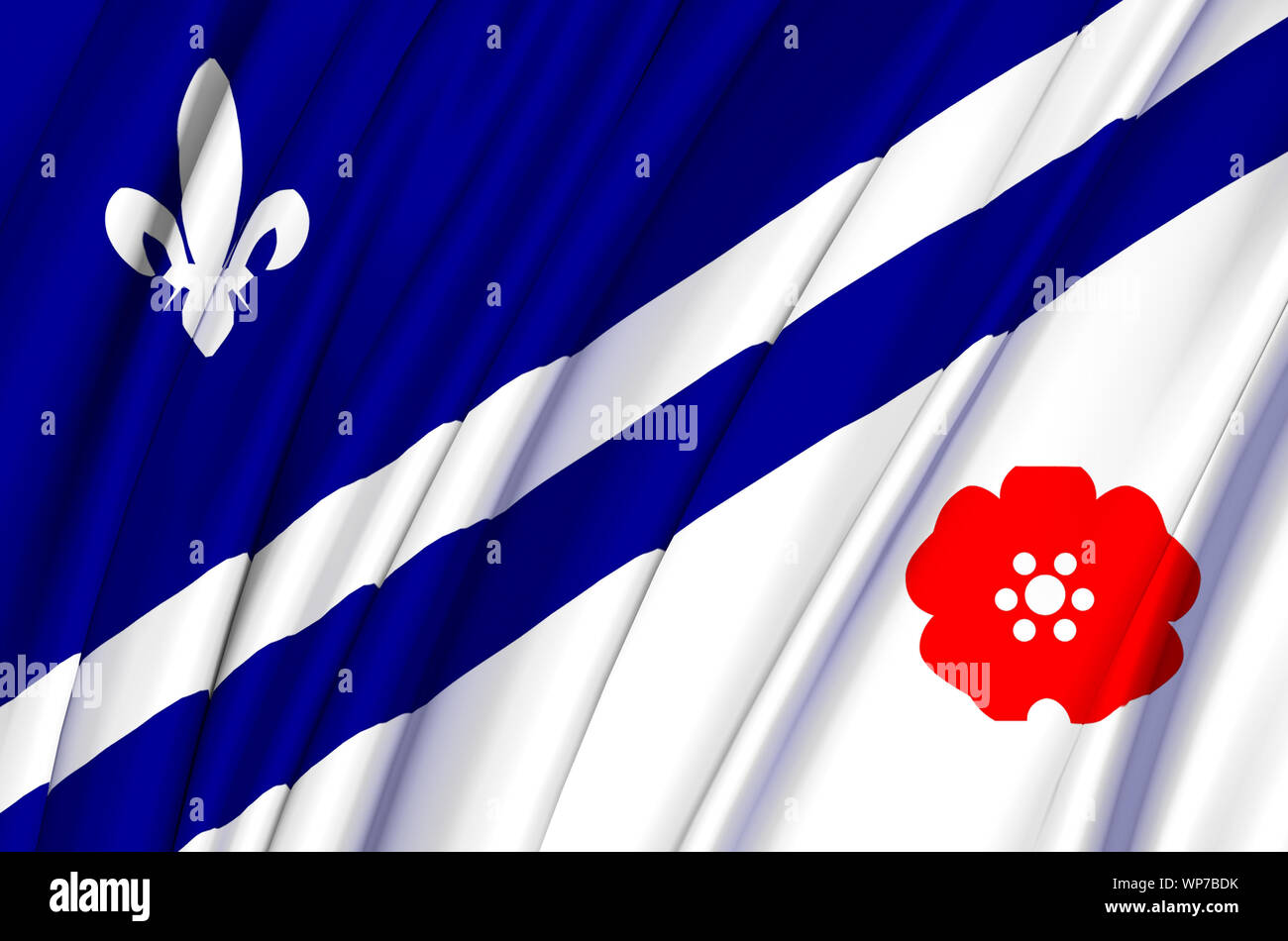 Franco Albertains waving flag illustration. States, cities and Regions ...