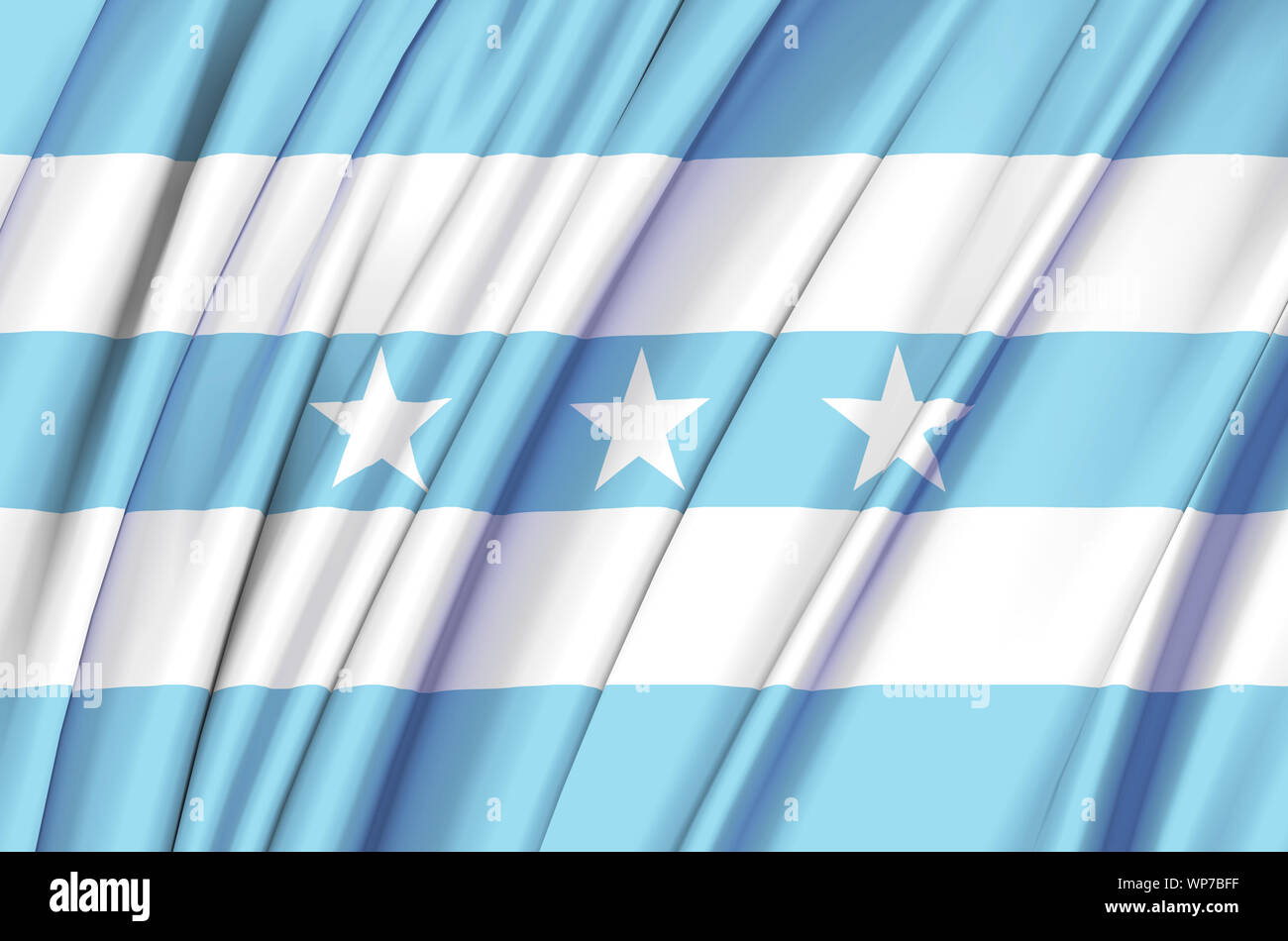 Guayas waving flag illustration. Regions of Ecuador. Perfect for ...