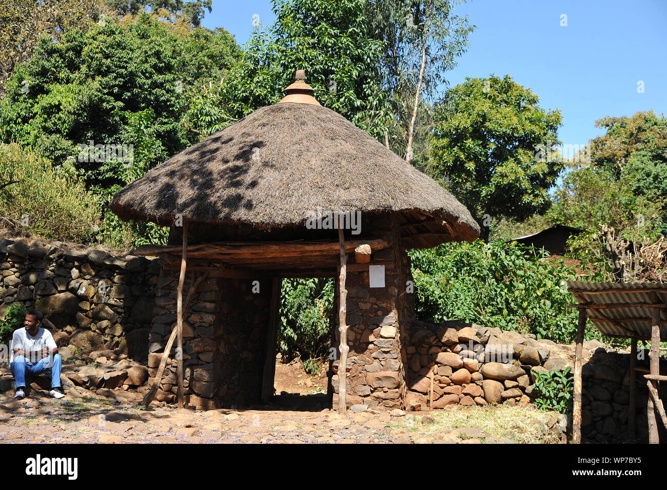 Church on the island of Lake Tana Stock Photo - Alamy