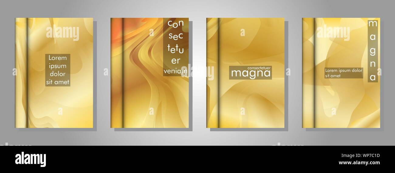 Vector collection of book cover backgrounds. Vector illustration of EPS ...