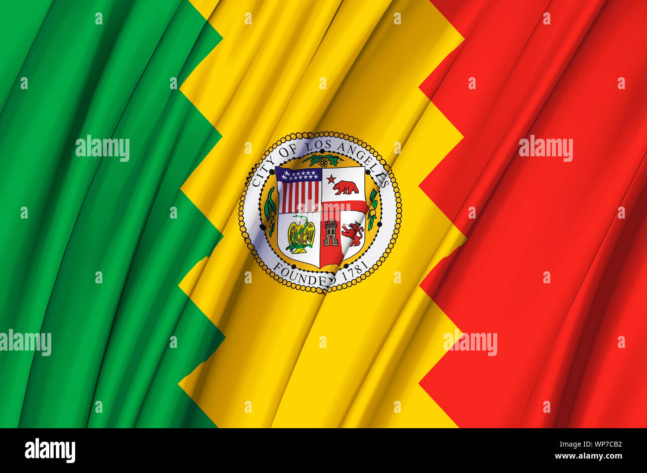 Los angeles state flag icon hi-res stock photography and images - Alamy