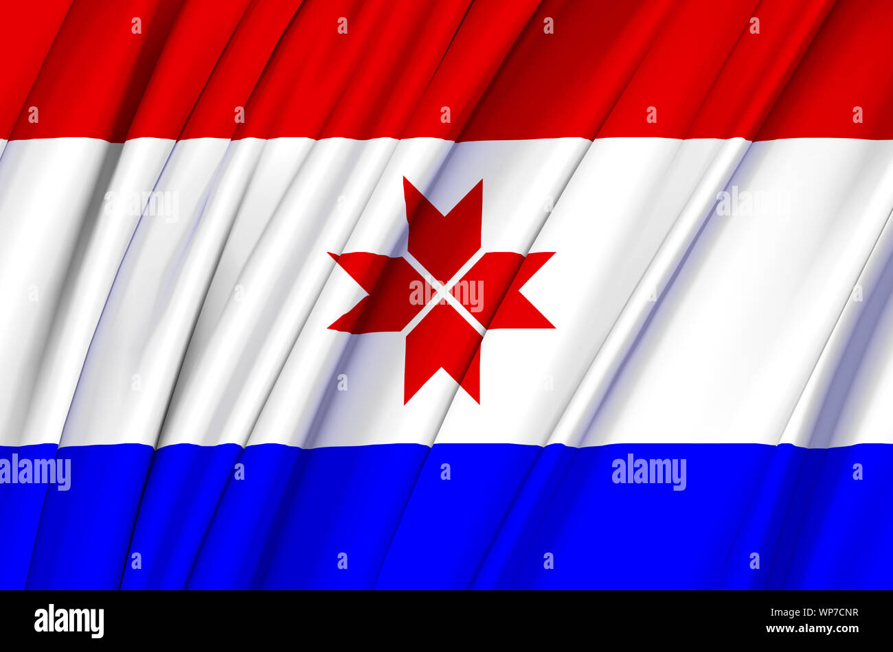 Mordovia waving flag illustration. Regions of Russia. Perfect for ...