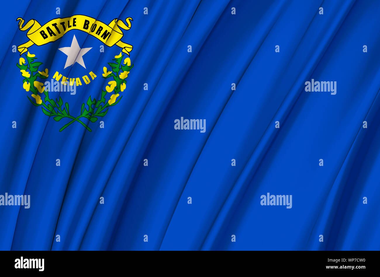 Nevada waving flag illustration. US states. Perfect for background and ...