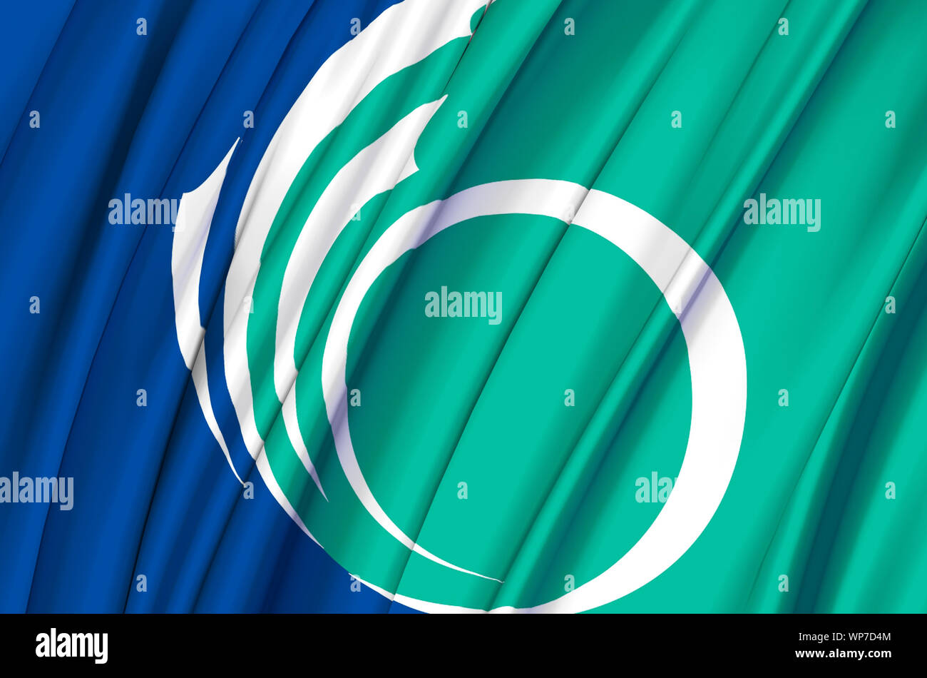 Ottawa Ontario waving flag illustration. States, cities and Regions of ...