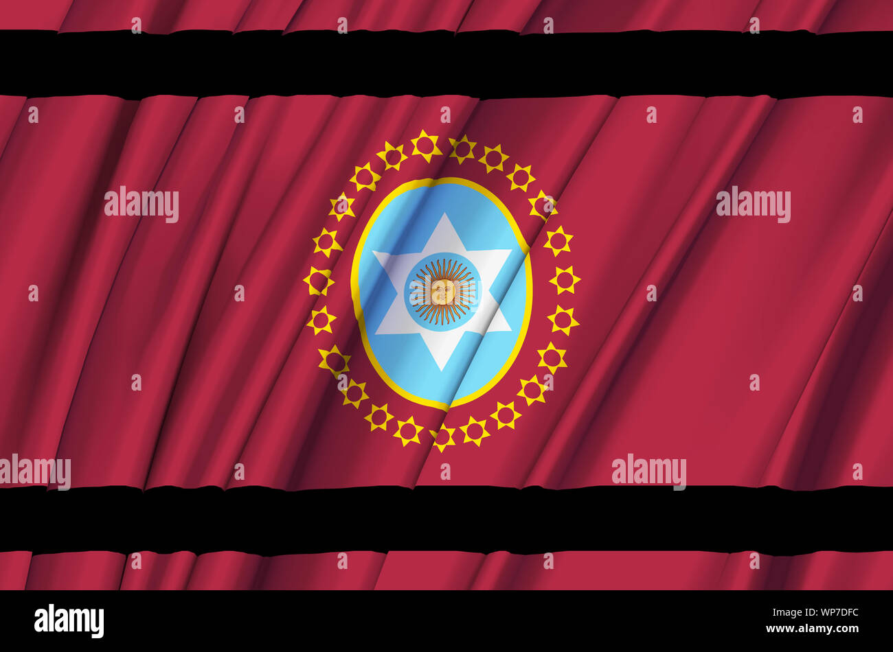 Salta waving flag illustration. Regions of Argentina. Perfect for ...