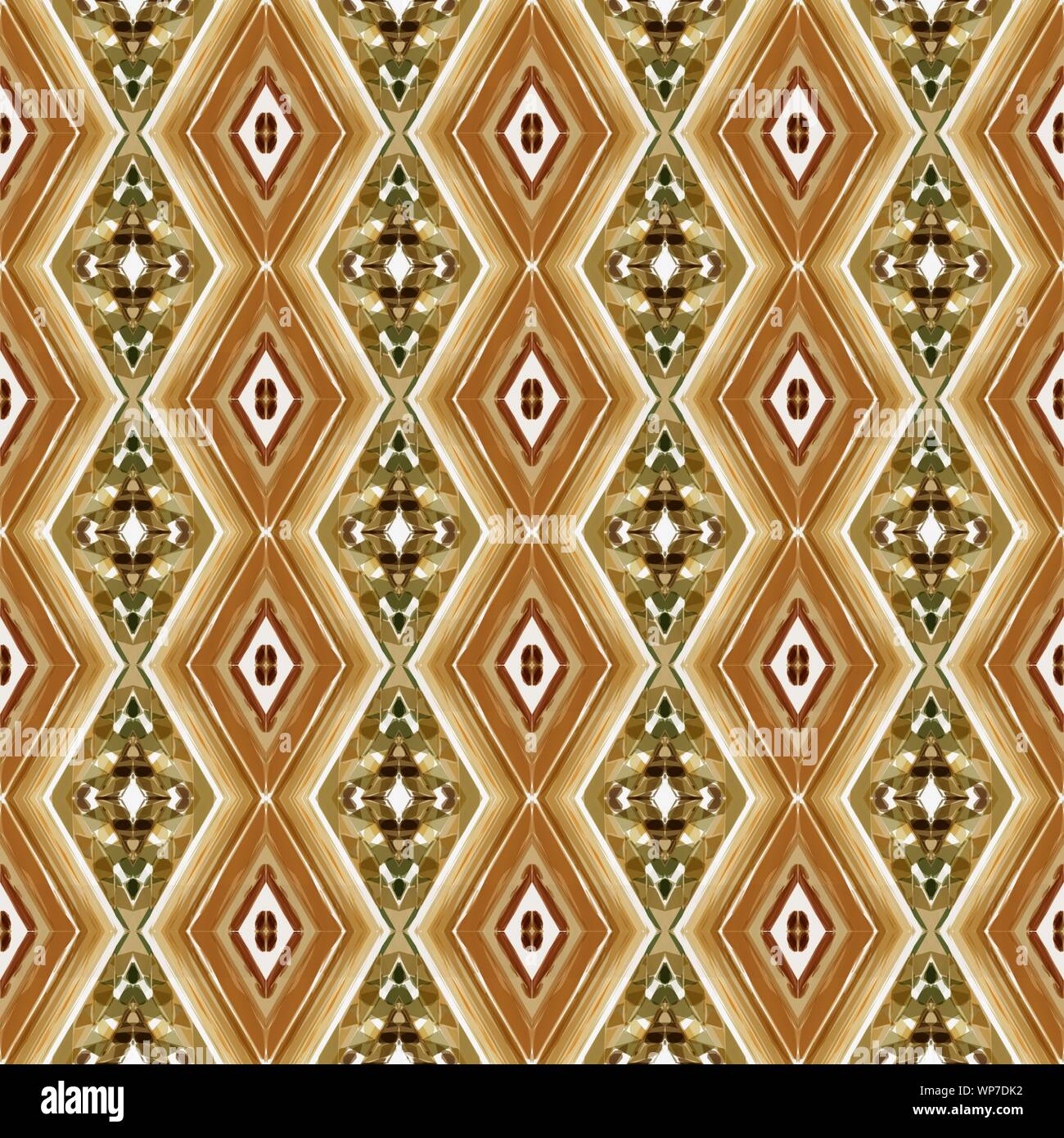 seamless repeating pattern with peru, sienna and linen colors. can be ...