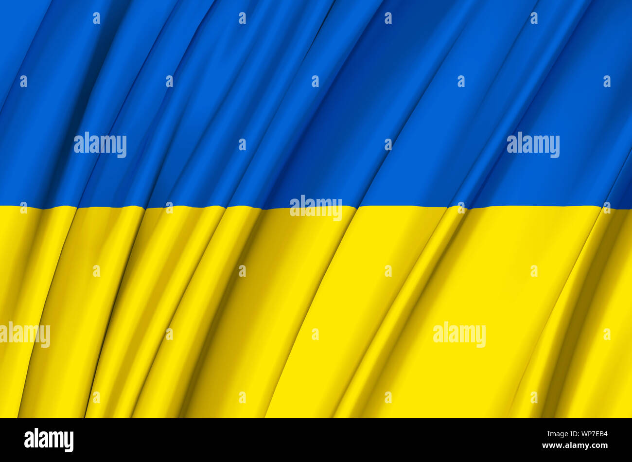 Ukraine waving flag illustration. Countries of Europe. Perfect for ...