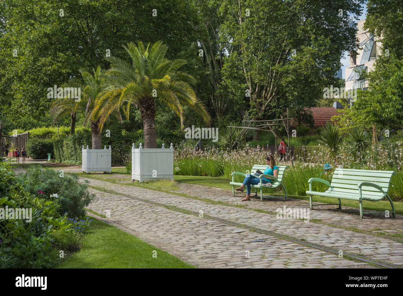 Paris, Park von Bercy - Paris, Parc de Bercy Stock Photo - Alamy