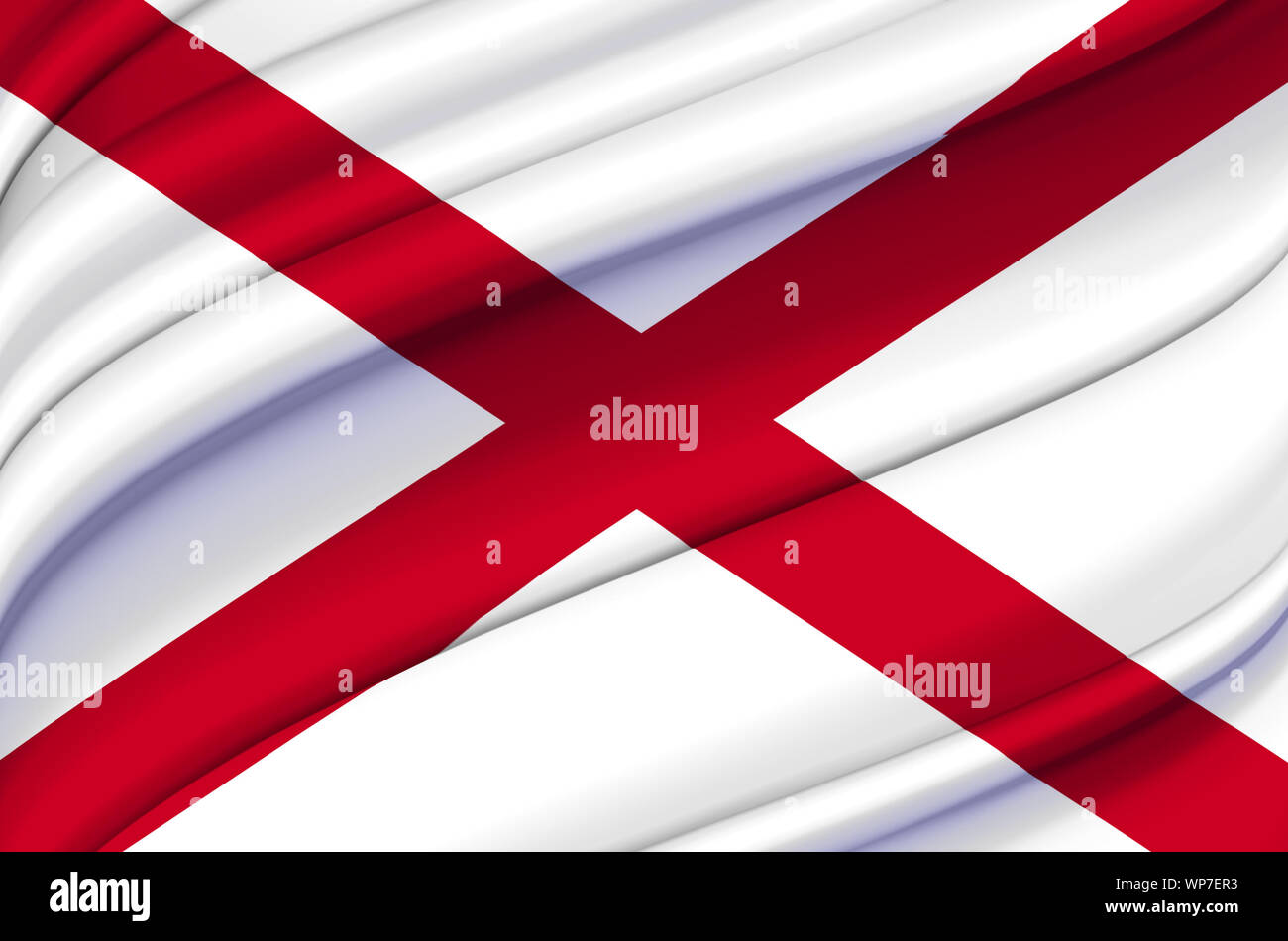 Alabama waving flag illustration. US states. Perfect for background and ...