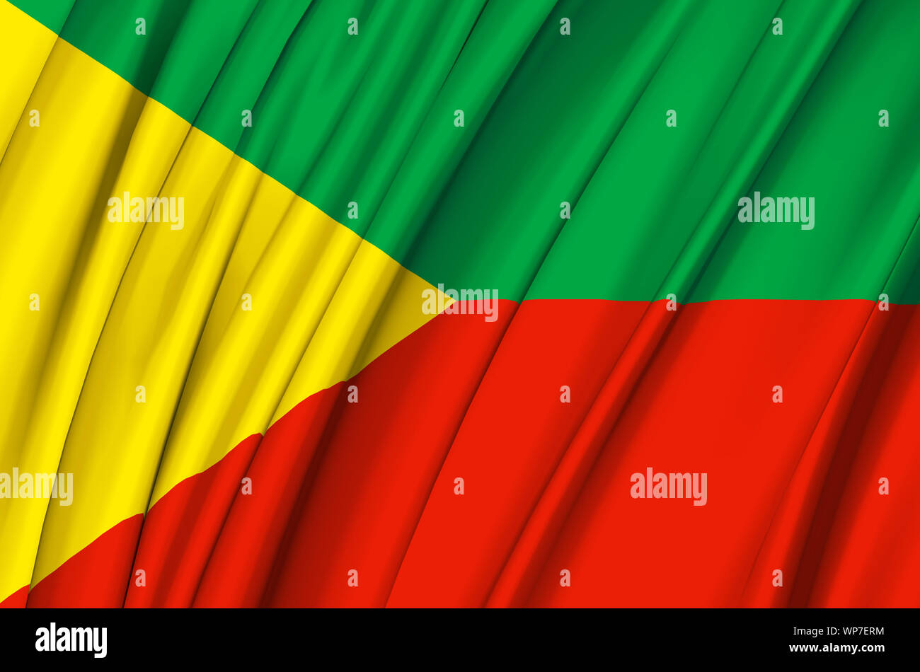 Zabaykalsky waving flag illustration. Regions of Russia. Perfect for ...