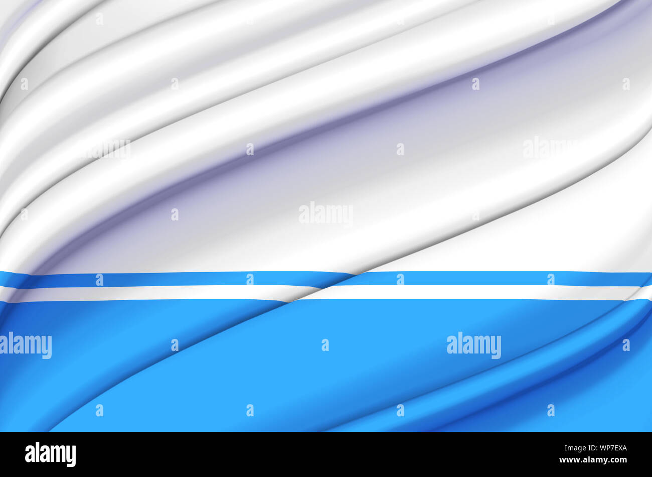 Altai Republic waving flag illustration. Regions of Russia. Perfect for ...