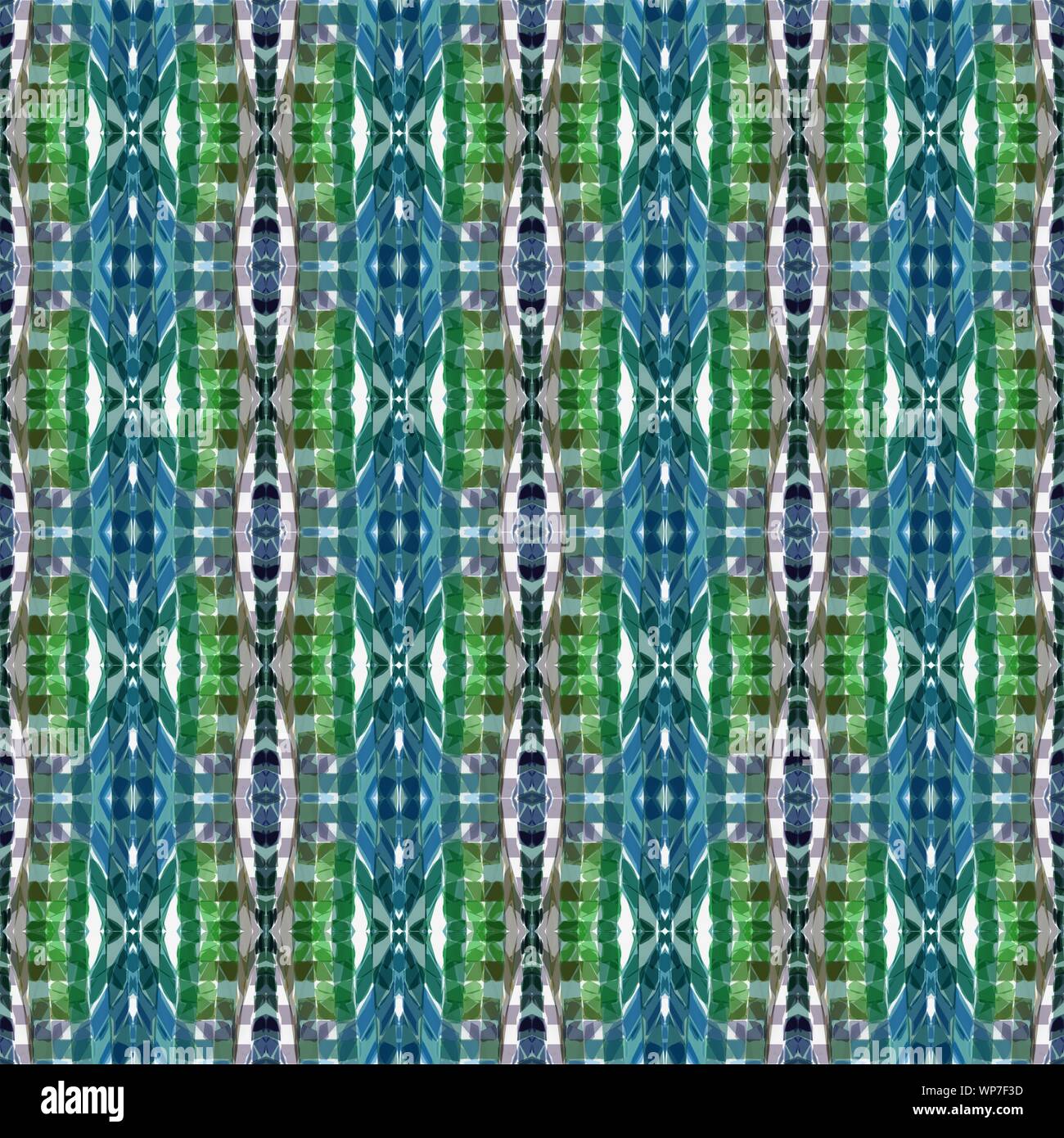 seamless repeating pattern with teal blue, sea green and light gray ...