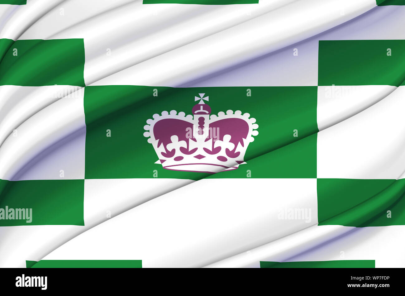 Charlottetown waving flag illustration. States, cities and Regions of ...