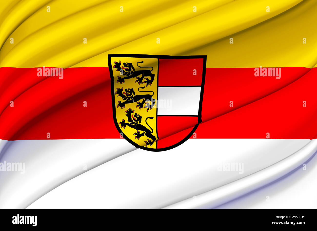 Carinthia waving flag illustration. Regions of Austria. Perfect for ...